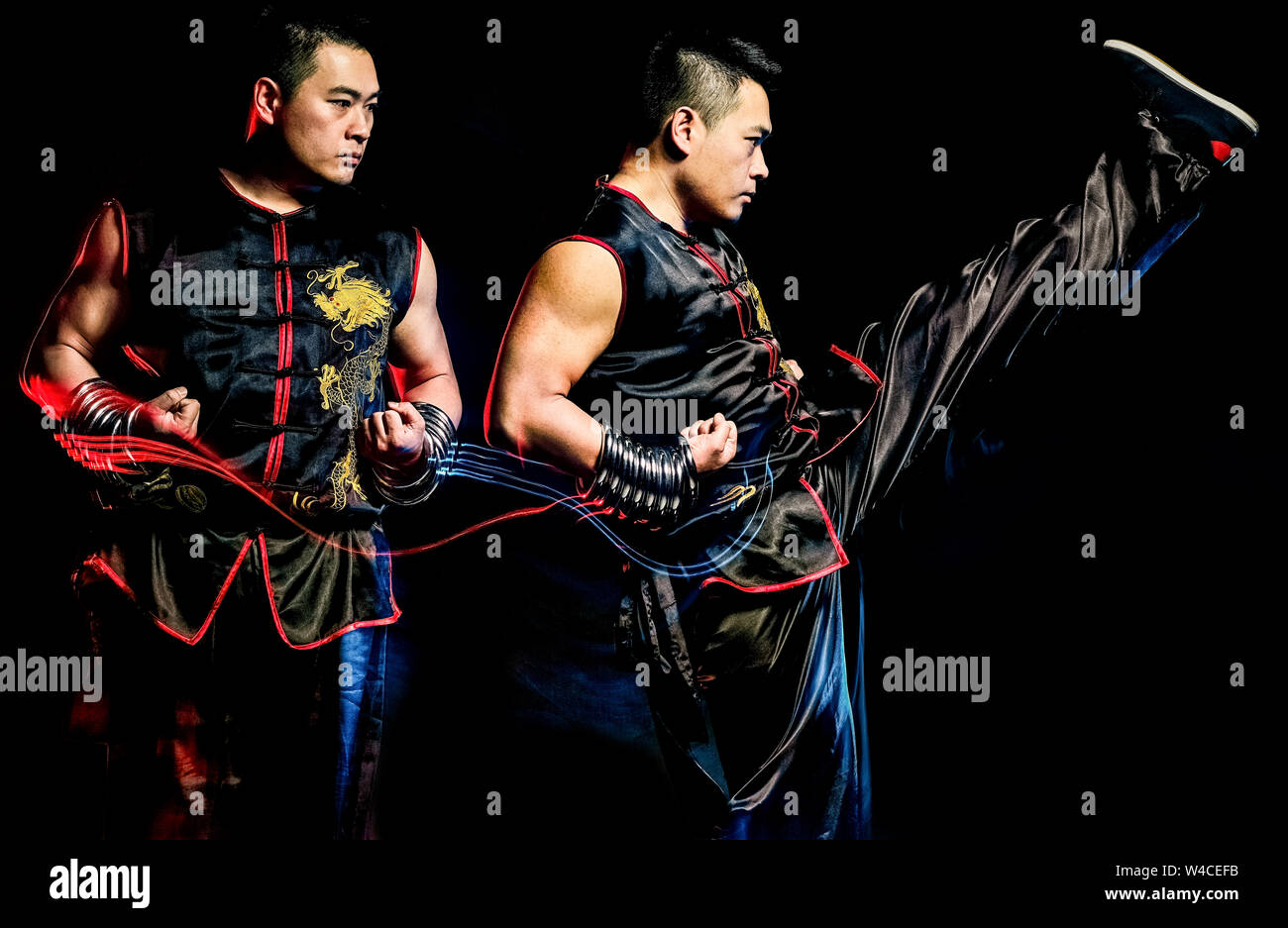 wushu chinese boxing kung fu Hung Gar fighter isolated man isolated on ...