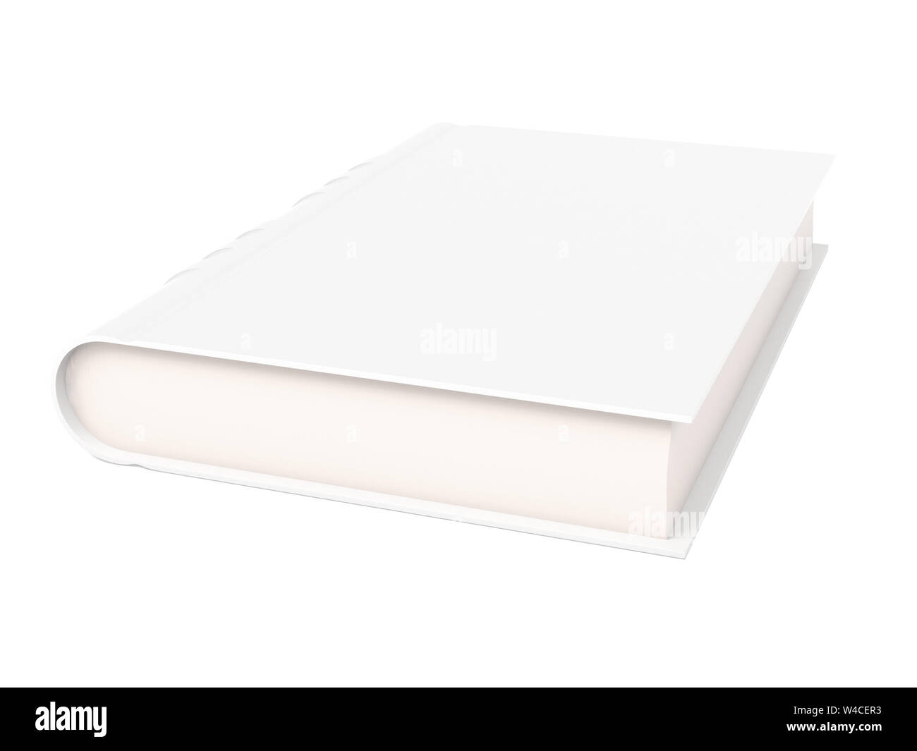 White book. 3d rendering illustration isolated Stock Photo - Alamy