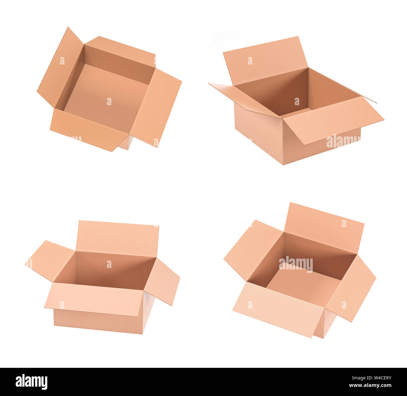 Open cartons hi-res stock photography and images - Alamy