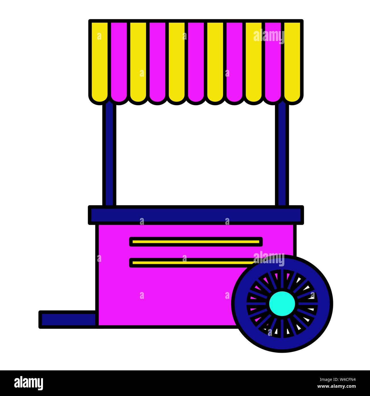 booth food on white background Stock Vector Image & Art - Alamy