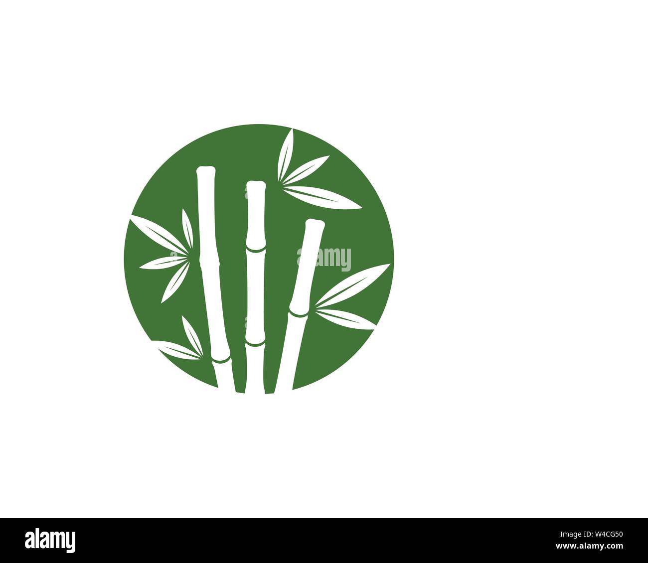 Bamboo vector icon illustration design template Stock Vector Image ...