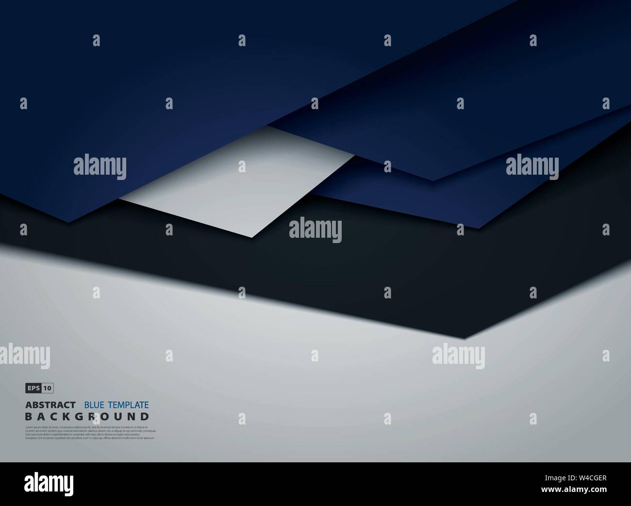 Abstract tech gradient blue overlap of business tone design. Use for ...