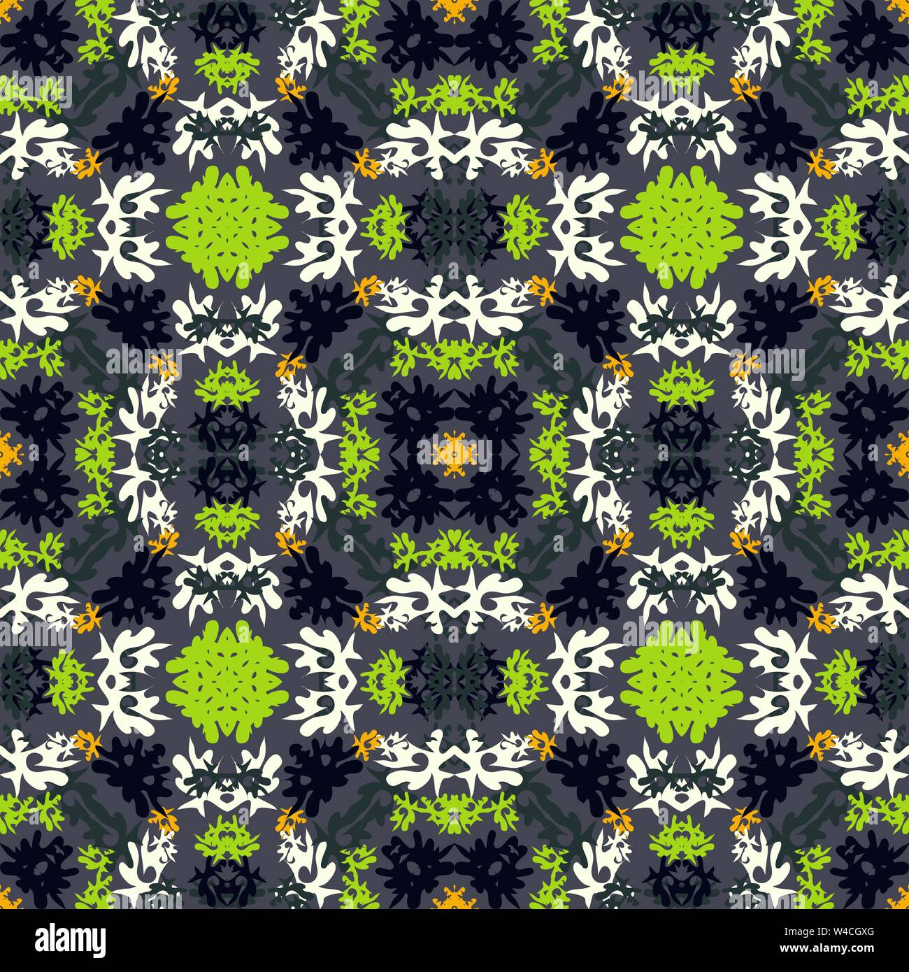 abstract flower petals on a black background vector illustration Stock ...