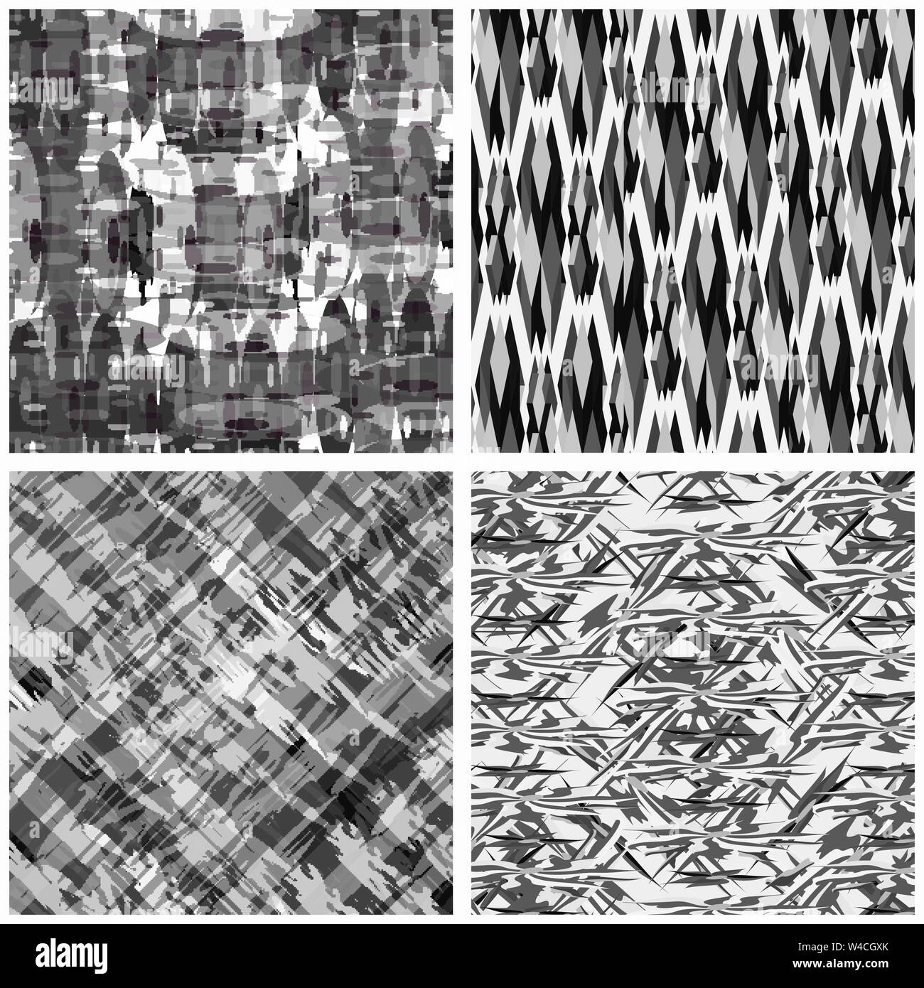abstract geometric background in classical style collection Stock ...