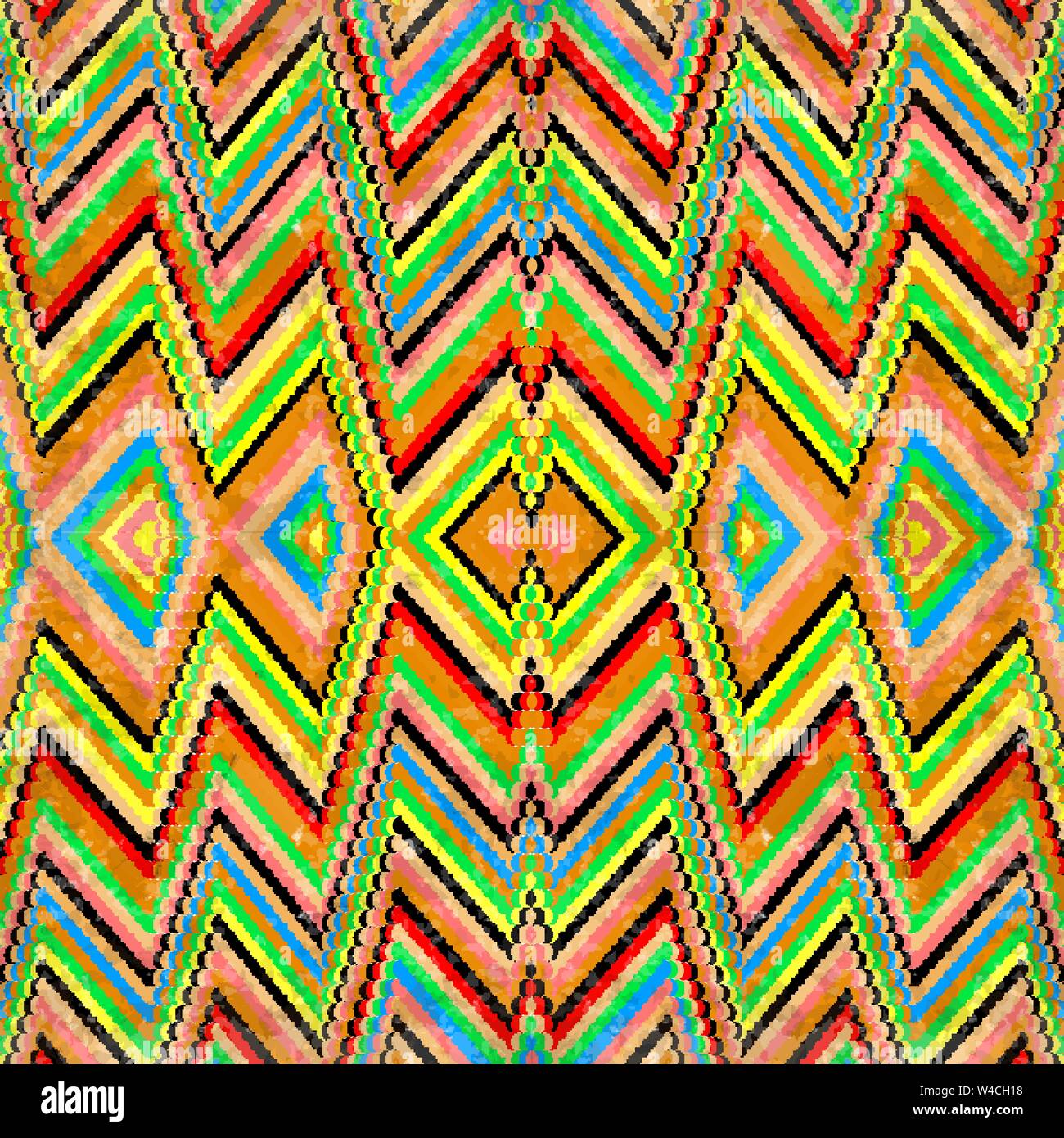 circles psychedelic abstract geometric background vector illustration ...