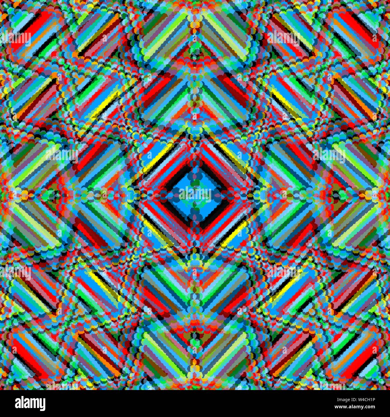 Bright colored circles abstract geometric background vector ...