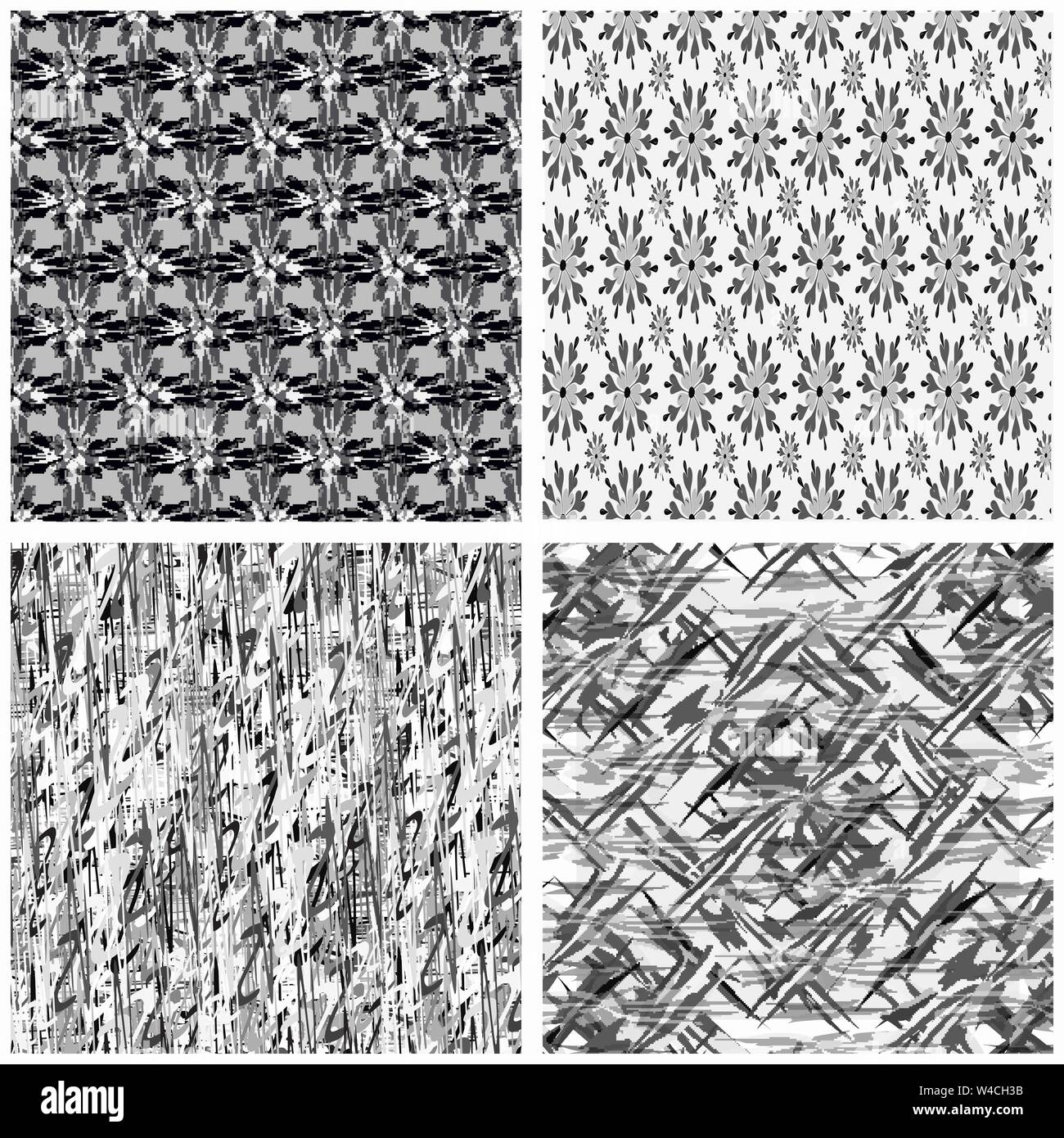 collection of simple backgrounds beautiful classic vector illustration ...