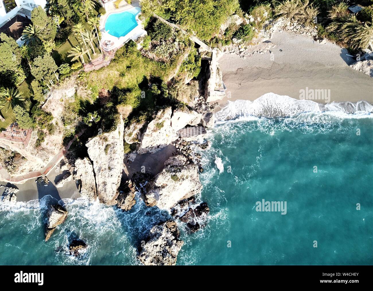 Aerial beach photography Stock Photo - Alamy