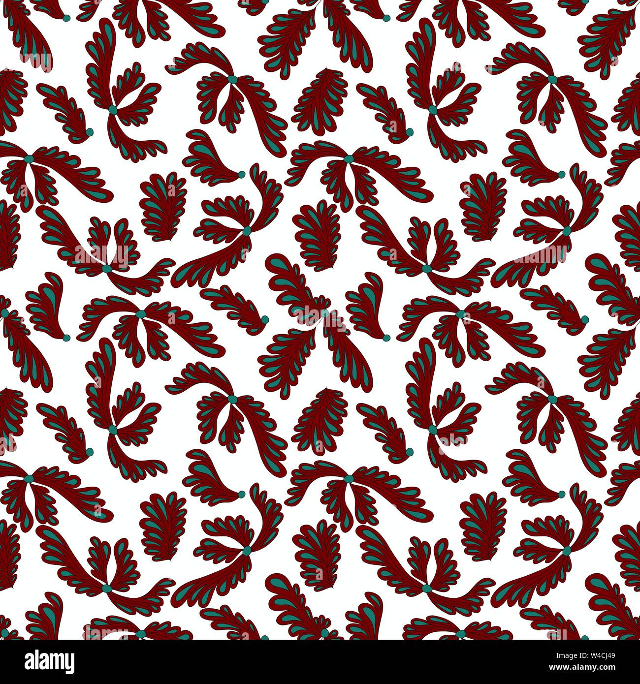 colorful plants background pattern Stock Vector Image & Art - Alamy
