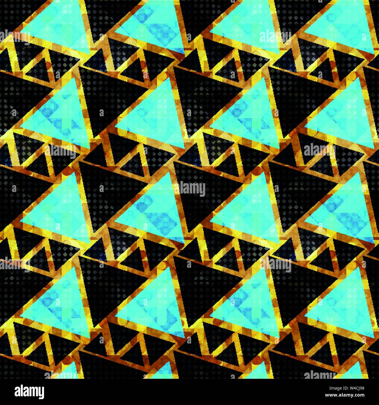 small colored polygons. Seamless geometric pattern. vector illustration ...