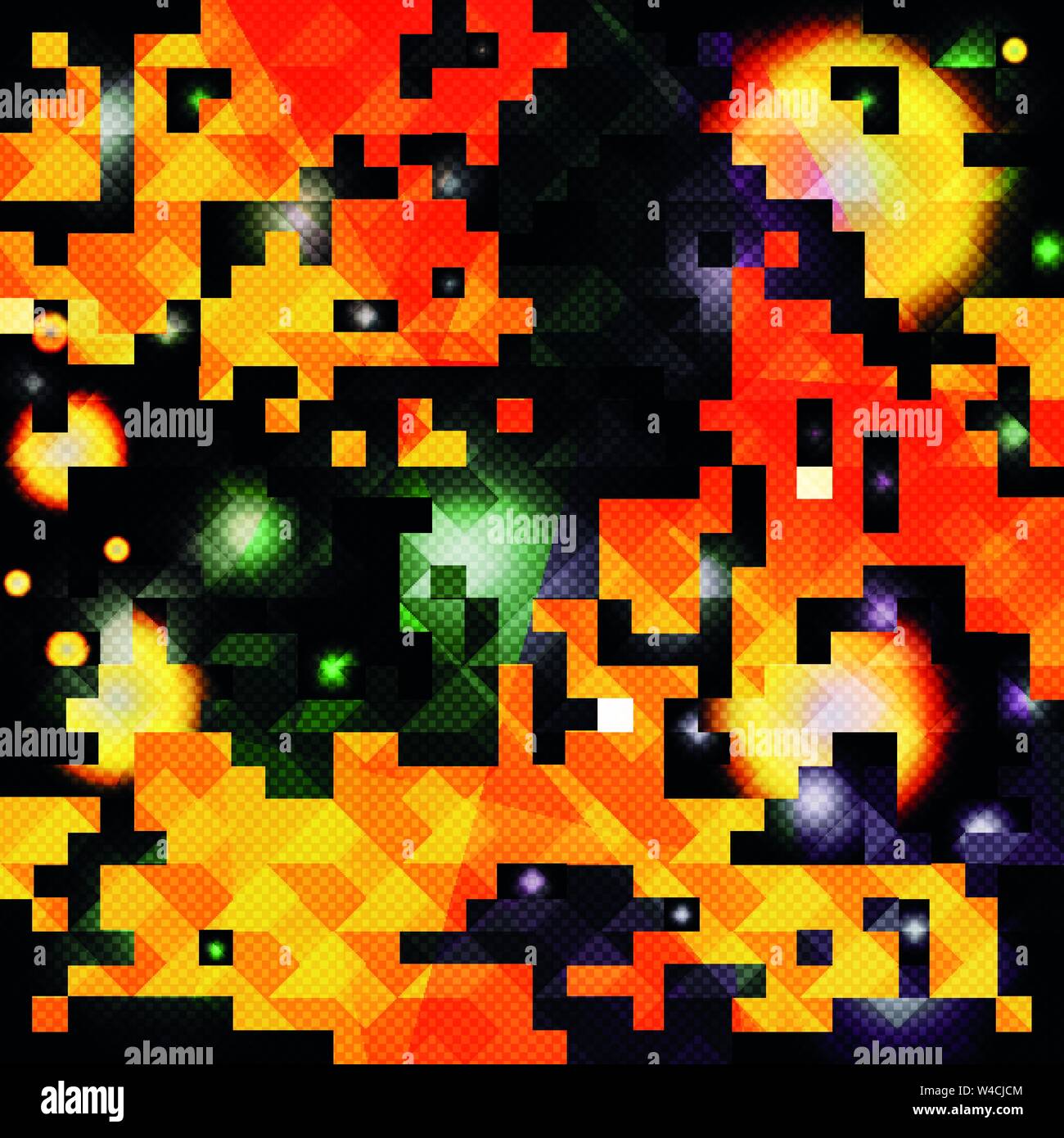 pixels abstract geometric background vector illustration Stock Vector ...