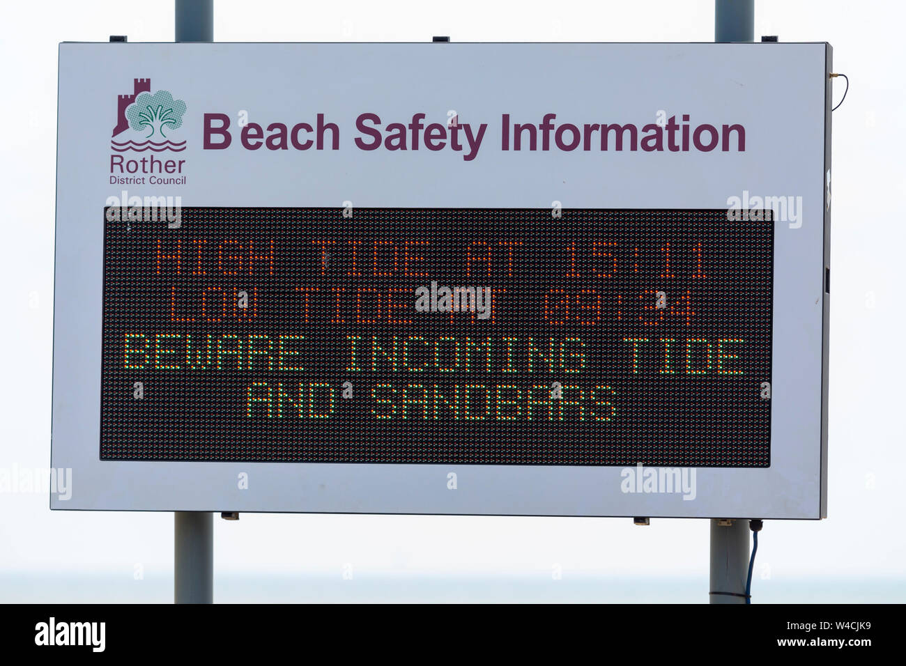 Beach safety signage hi-res stock photography and images - Alamy