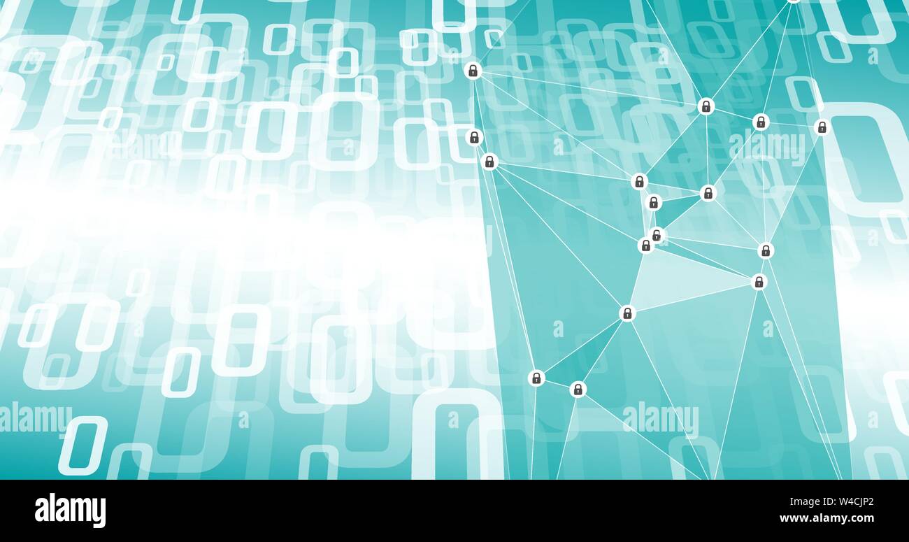 Cyber numbers technology communication concept Stock Vector Image & Art ...