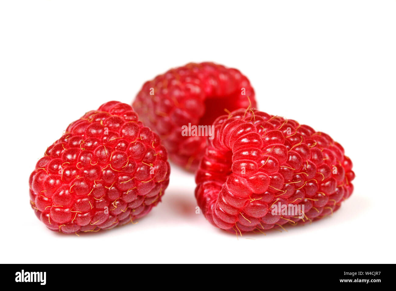 Raspberry fruits isolated Stock Photo - Alamy