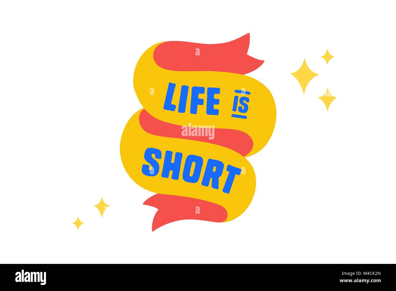 Vintage ribbon. Fun Sticker. Colorful fun sticker - old school vintage ...