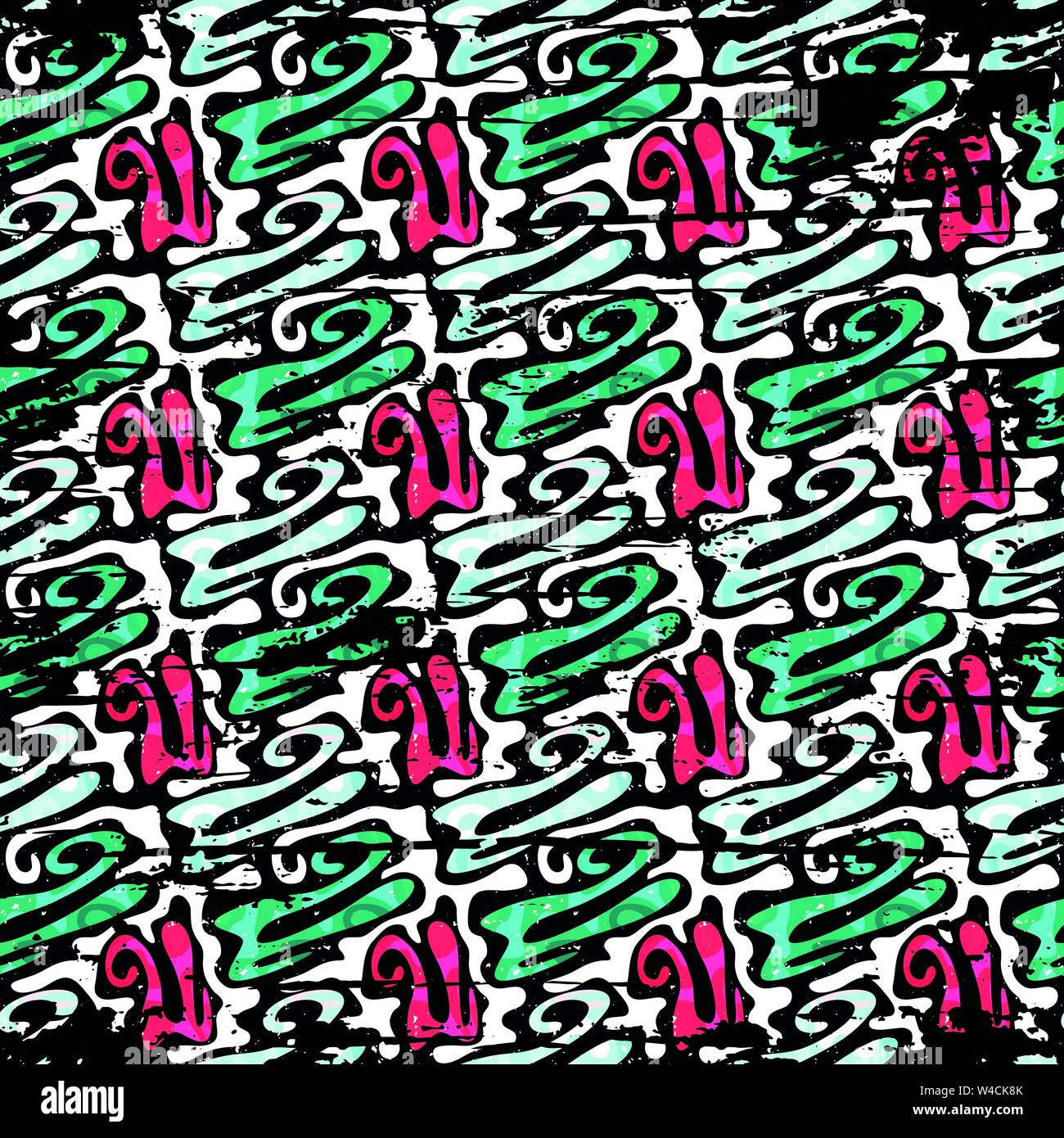 Graffiti psychedelic art Stock Vector Images - Alamy