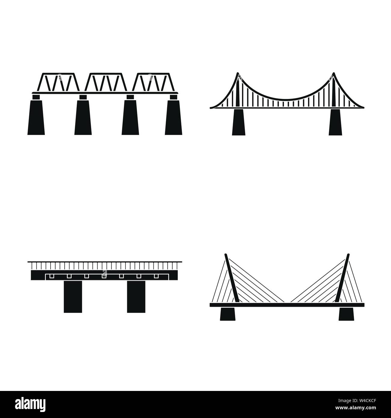 Isolated Object Of Construct And Side Logo Collection Of Construct And Bridge Stock Symbol For