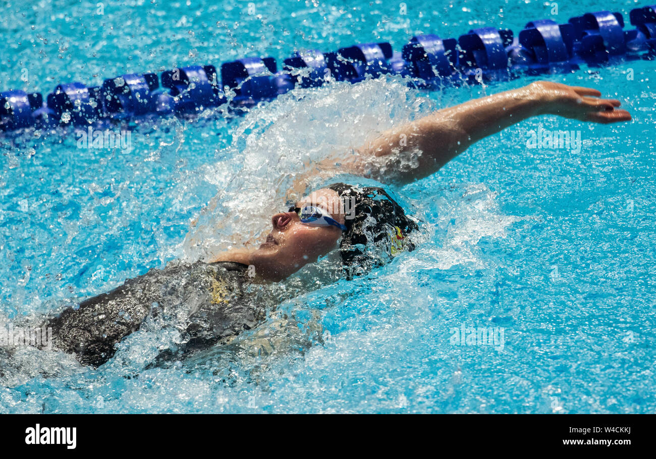 Gwangju, South Korea. 22nd July, 2019. Swimming World Championship: 100 ...