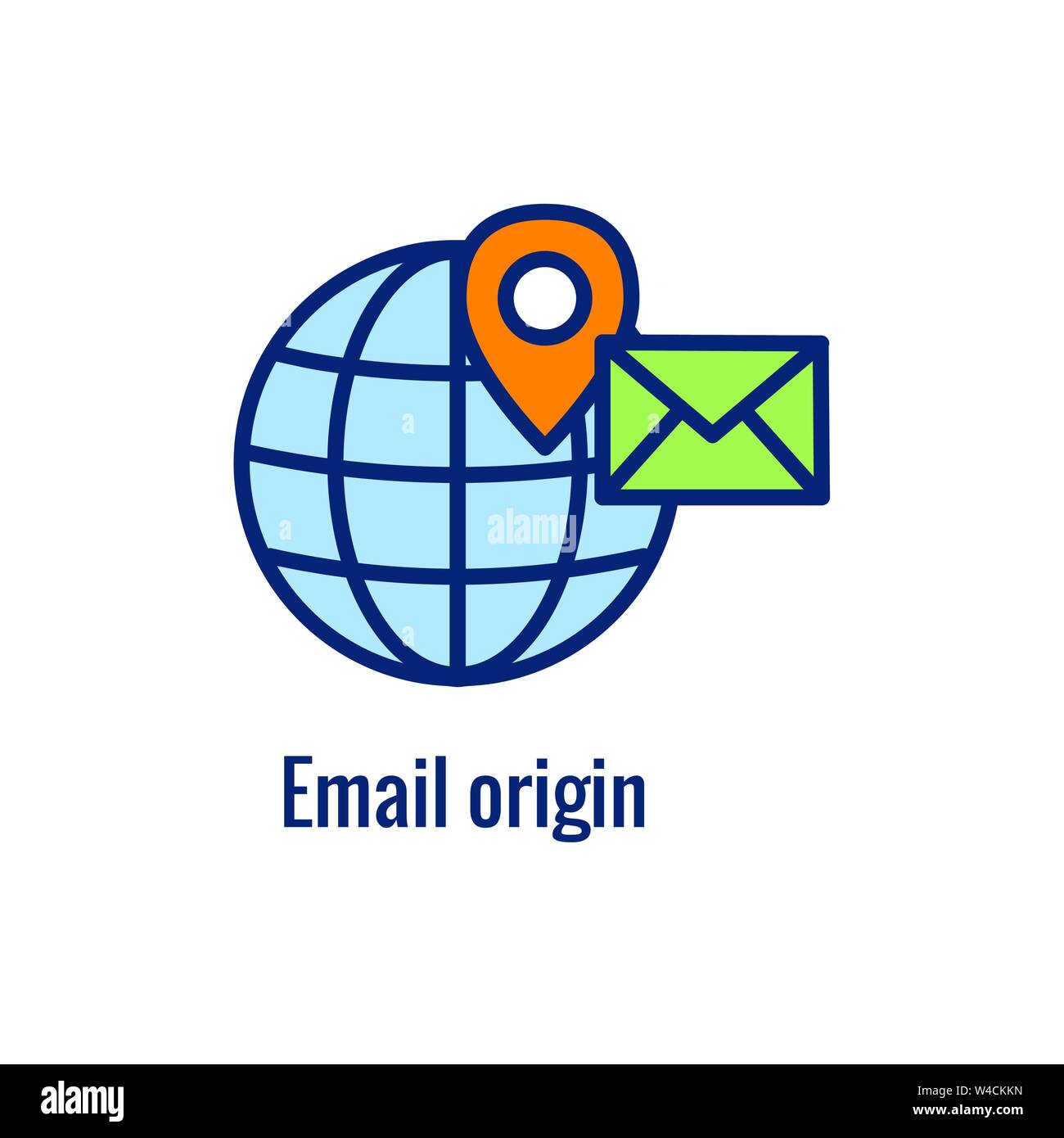 Email Marketing Rules & Regulations Icon with Email Marketing Rule Idea ...