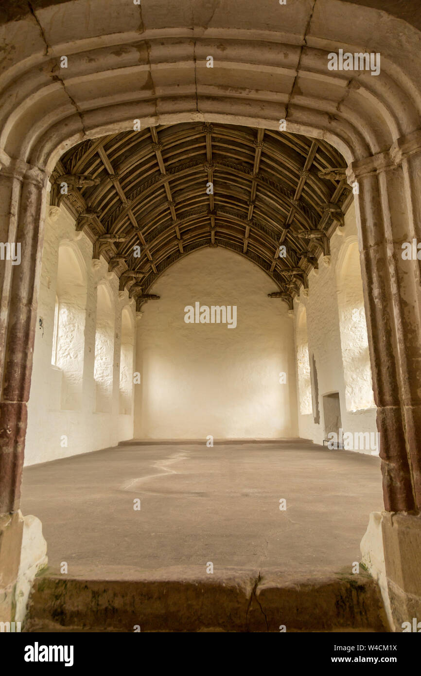 Cleeve Abbey, a medieval monastery near the village of Washford in ...