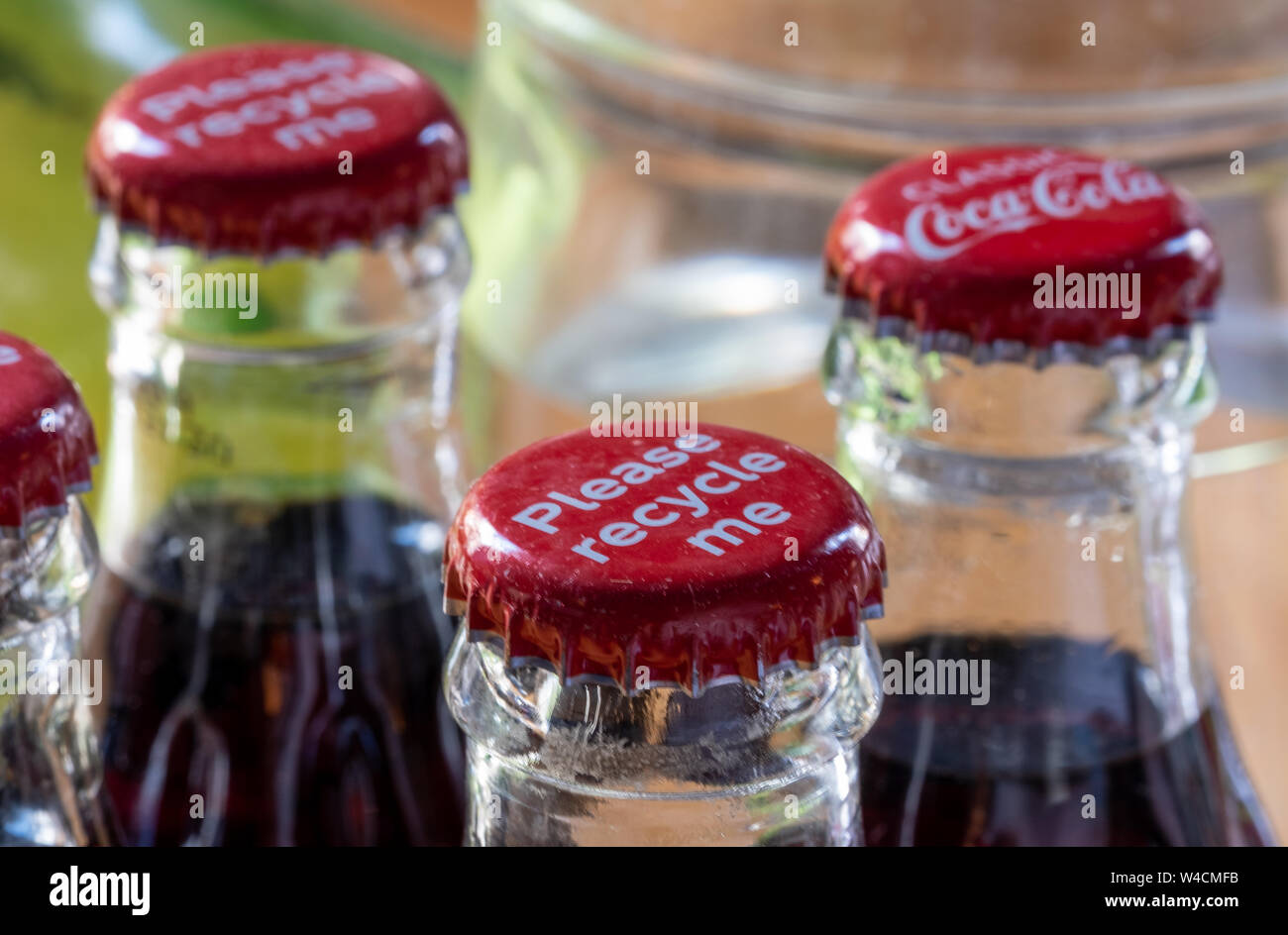 Please Recycle Me Bottle Top High Resolution Stock Photography and ...