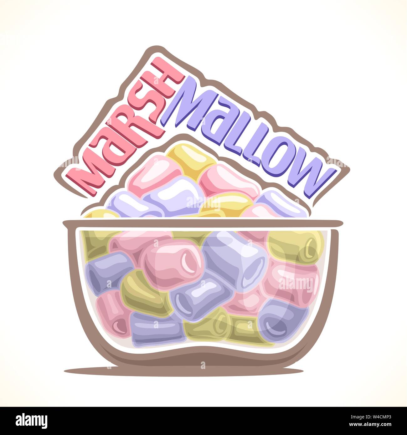 Marshmallow cartoon hi-res stock photography and images - Alamy