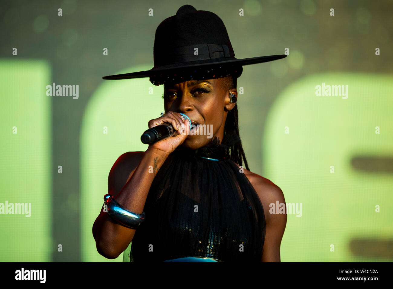 A British singer and songwriter, Skye Edwards of Morcheeba Band ...