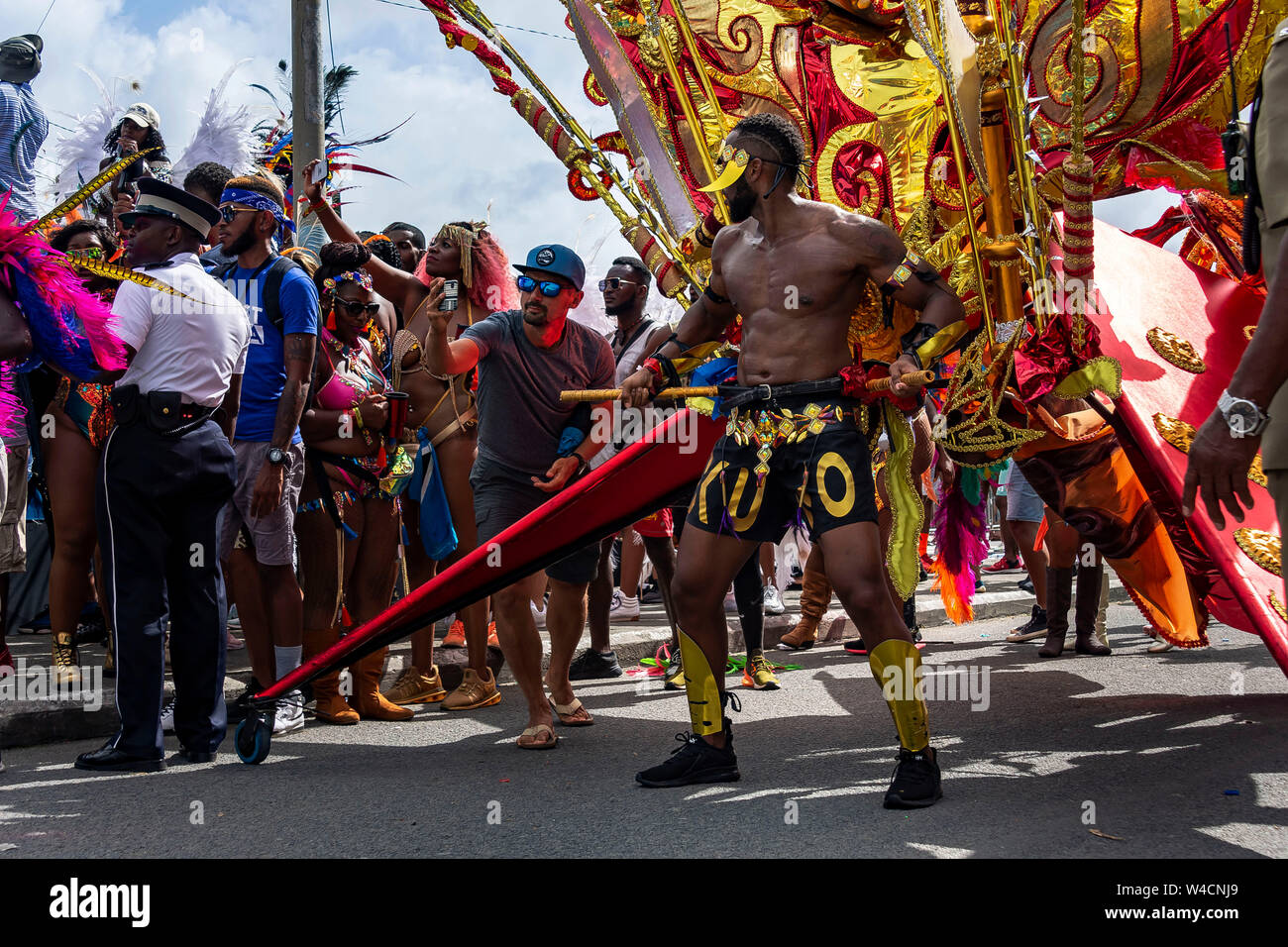Carnival in St. Lucia 2019; July 15th 2019 Stock Photo - Alamy
