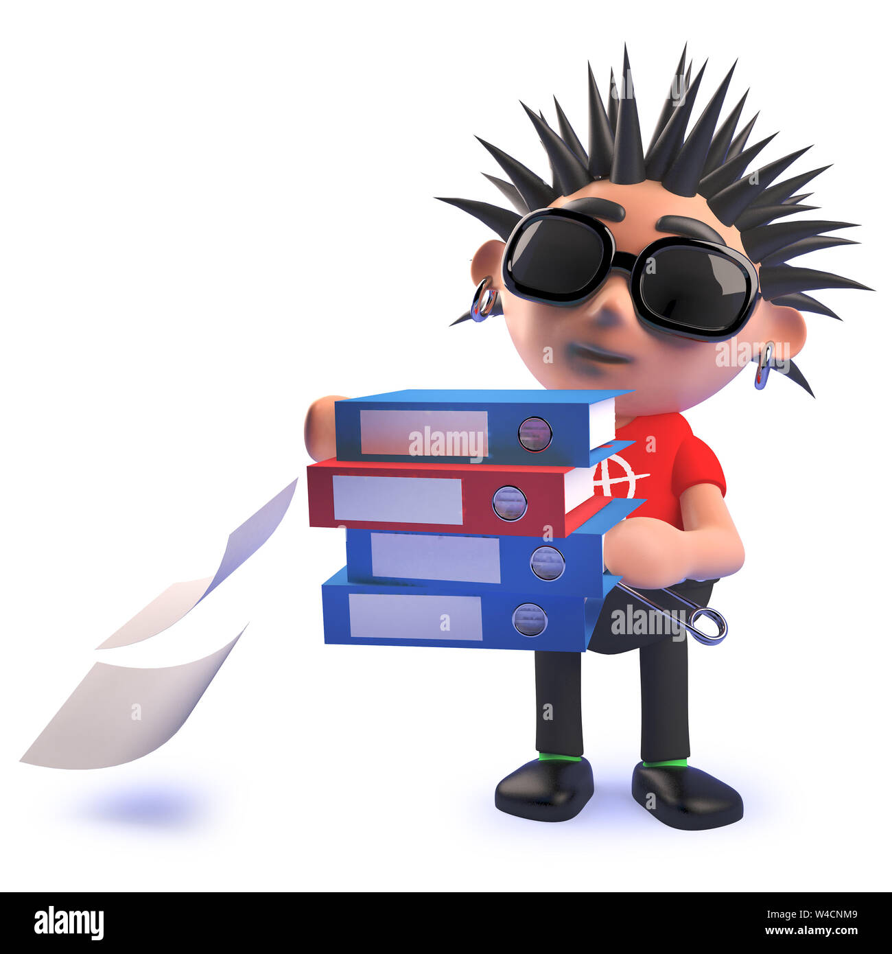 Cartoon man carrying rock hi-res stock photography and images - Alamy