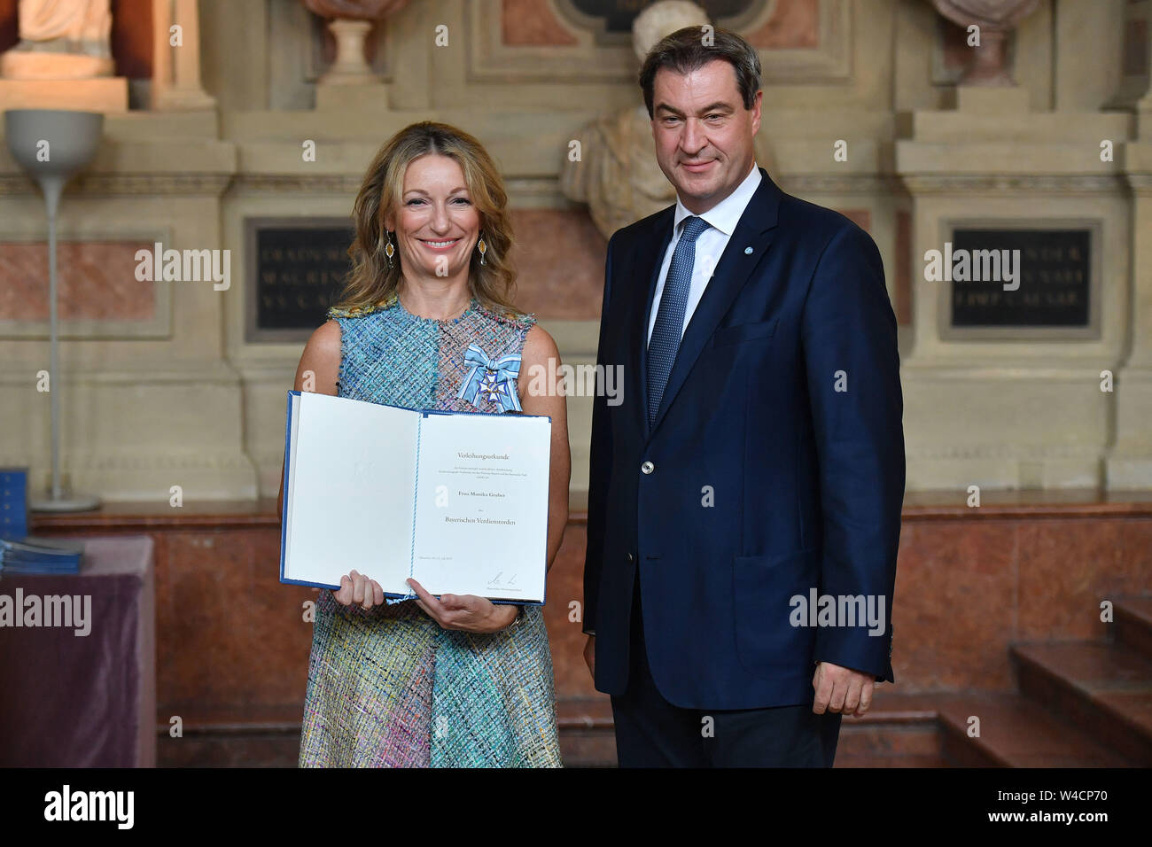 Monika GRUBER (Comedian), Markus SOEDER (State Premier Bavaria and CSU ...
