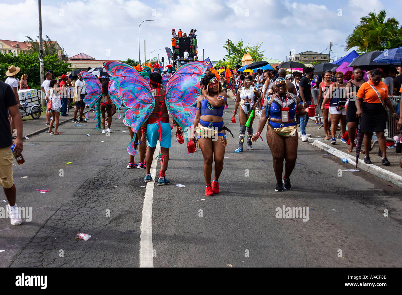 Carnival in St. Lucia 2019; July 15th 2019 Stock Photo - Alamy