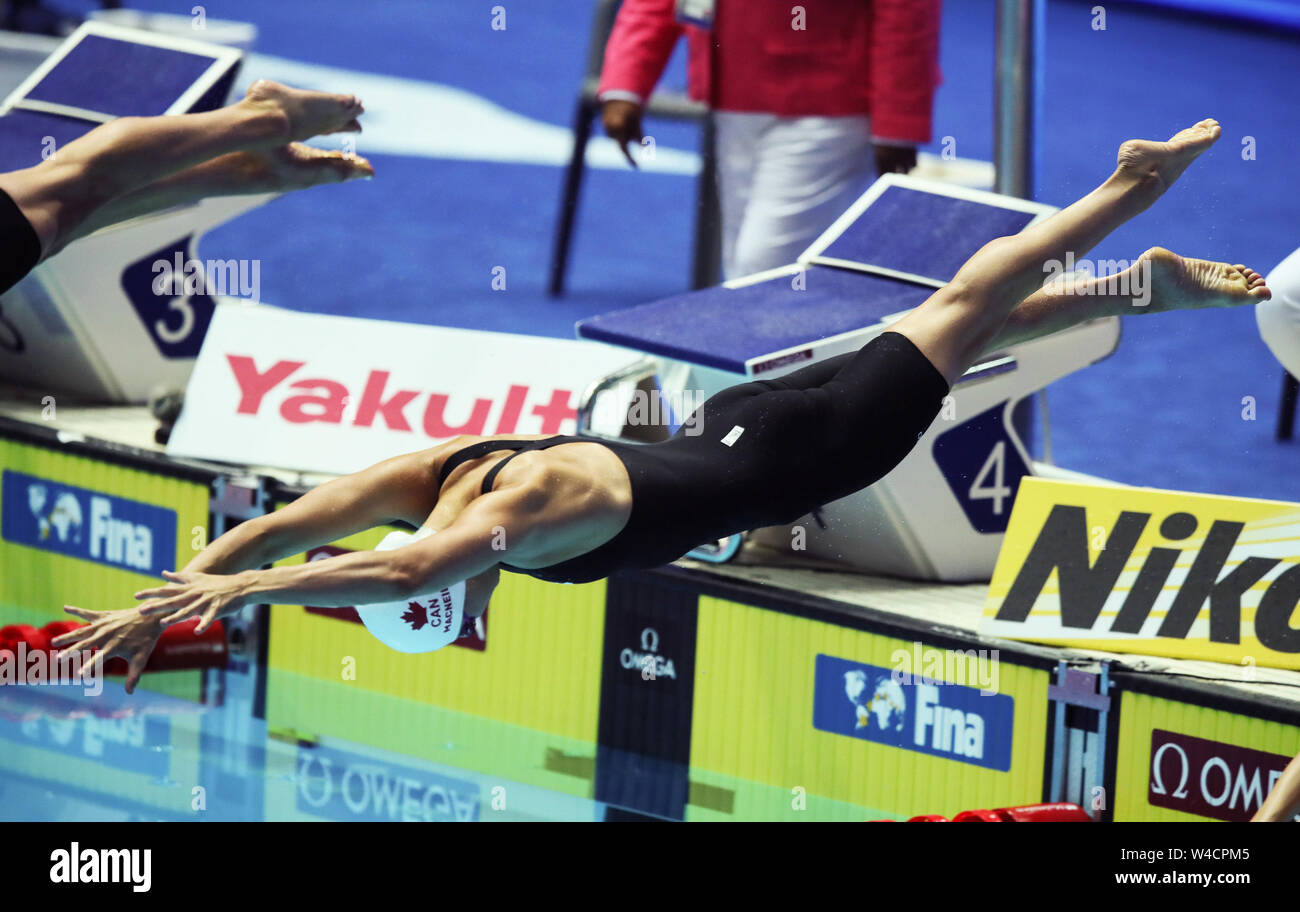 Gwangju, South Korea. 22nd July, 2019. Gold medalist Margaret Macneil ...