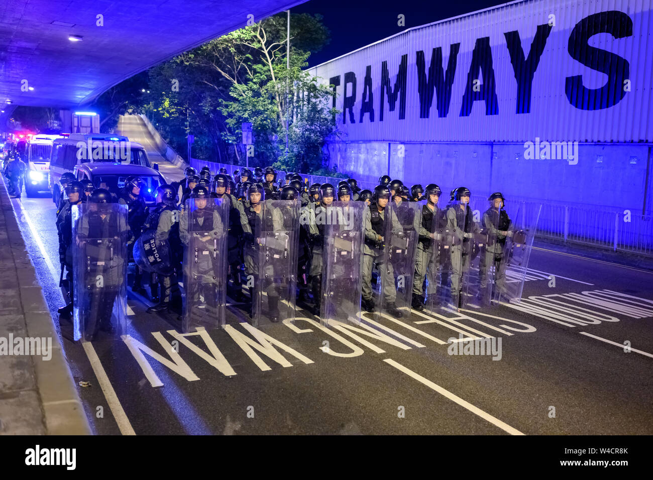 Hong Kong July 32 2019 Anti Extradition Bill Protest In Hong Kong