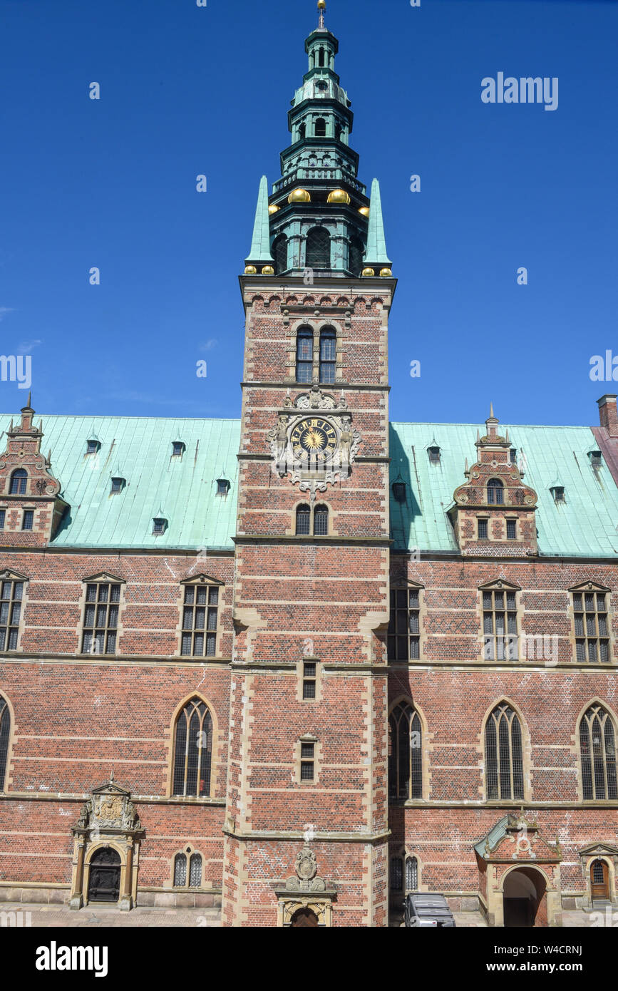 The castle of Frederiksborg at Hillerod on Denmark Stock Photo - Alamy