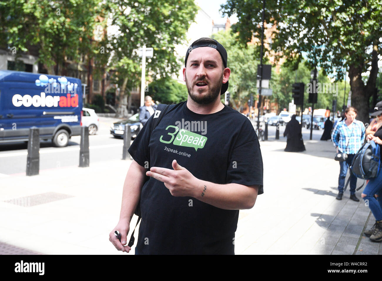 James Goddard arrives at Westminster Magistrates' Court, London, where ...