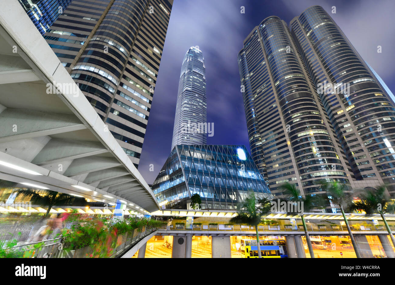 Cityscape modern office buildings in central Hong Kong Stock Photo - Alamy
