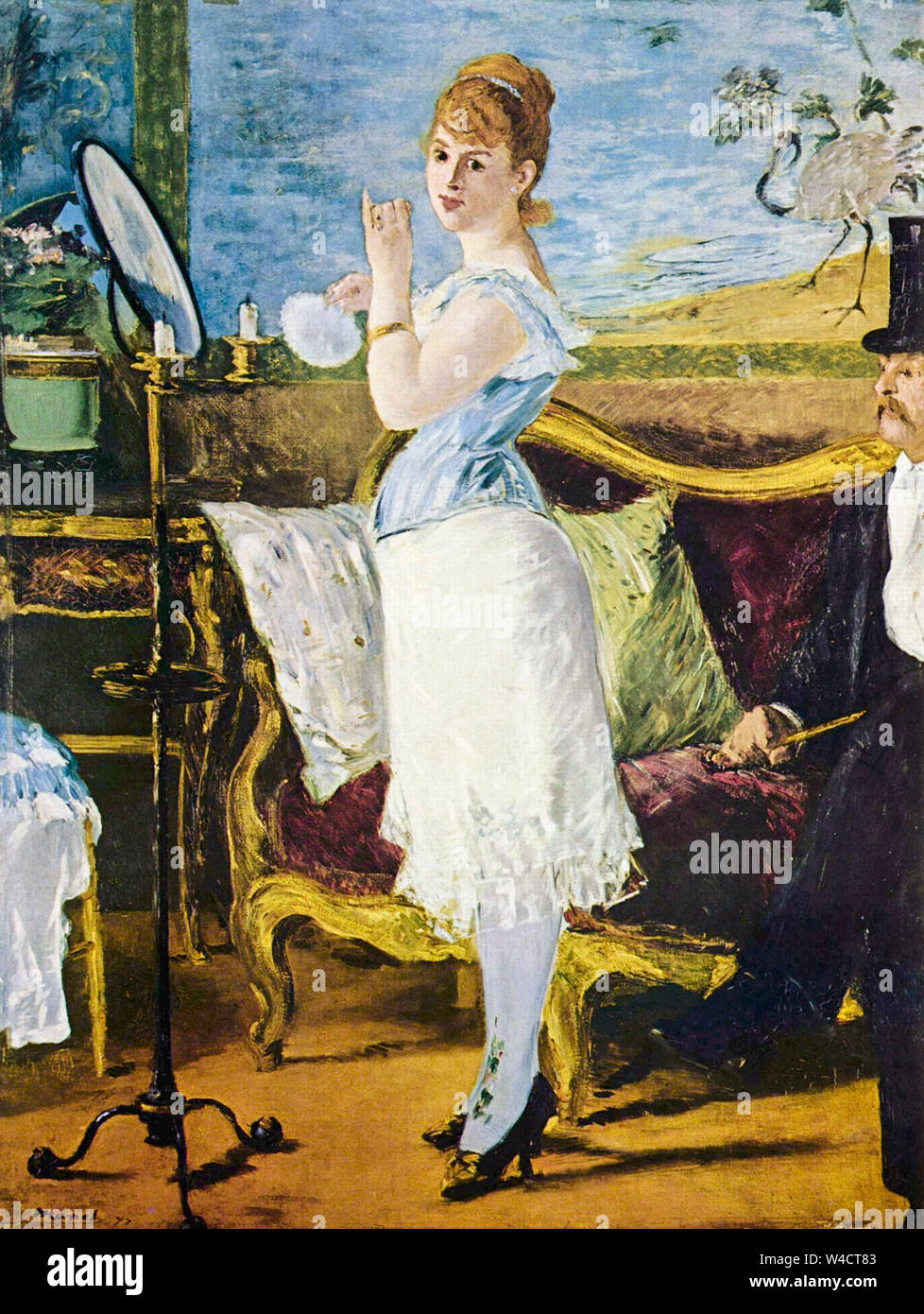 Edouard Manet, Nana, portrait painting, 1877 Stock Photo - Alamy Edouard Manet, Nana, portrait painting, 1877 Stock Photo - Alamy