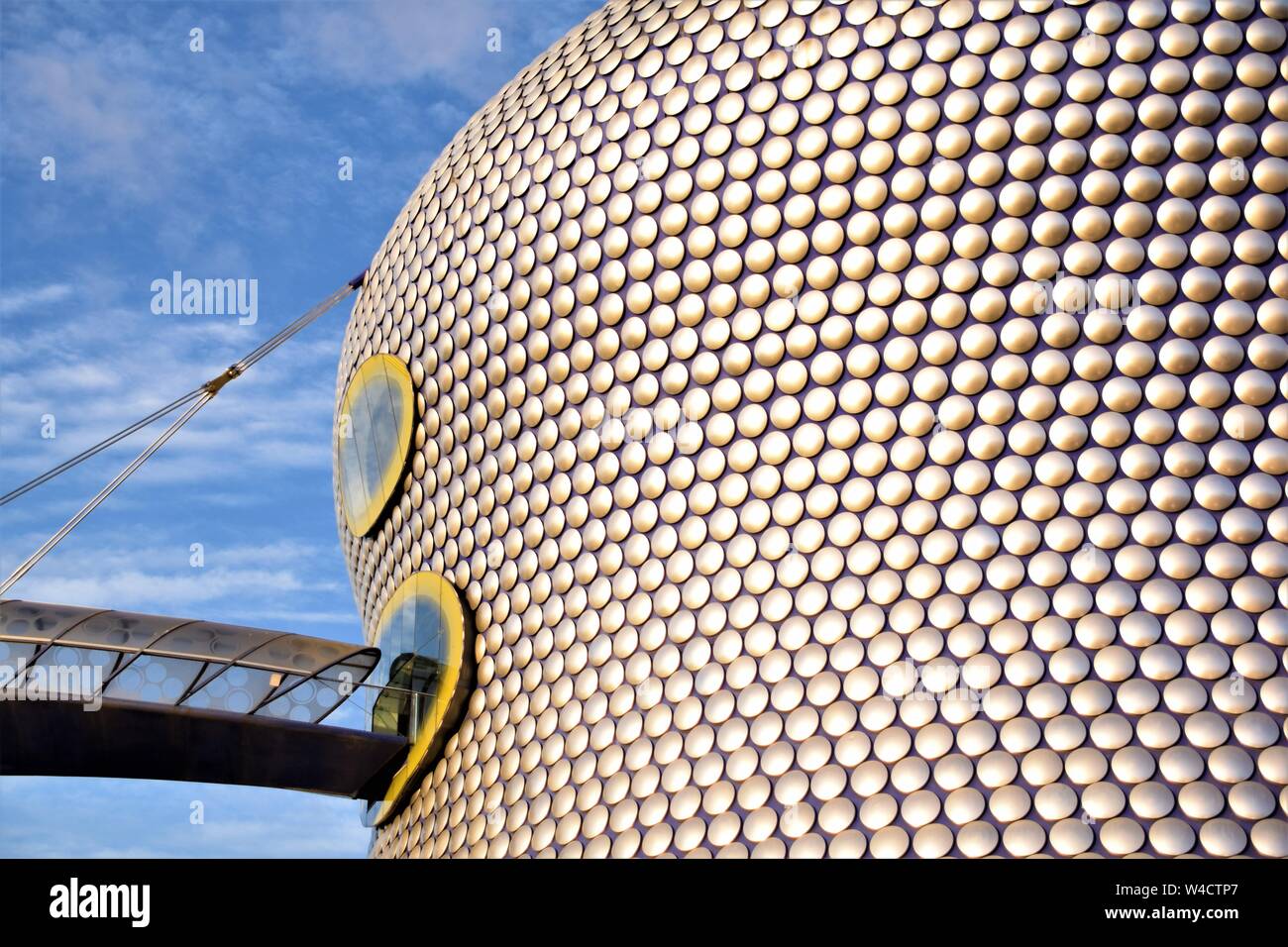 Birmingham Bullring suspended bridge futuristic architecture Stock ...