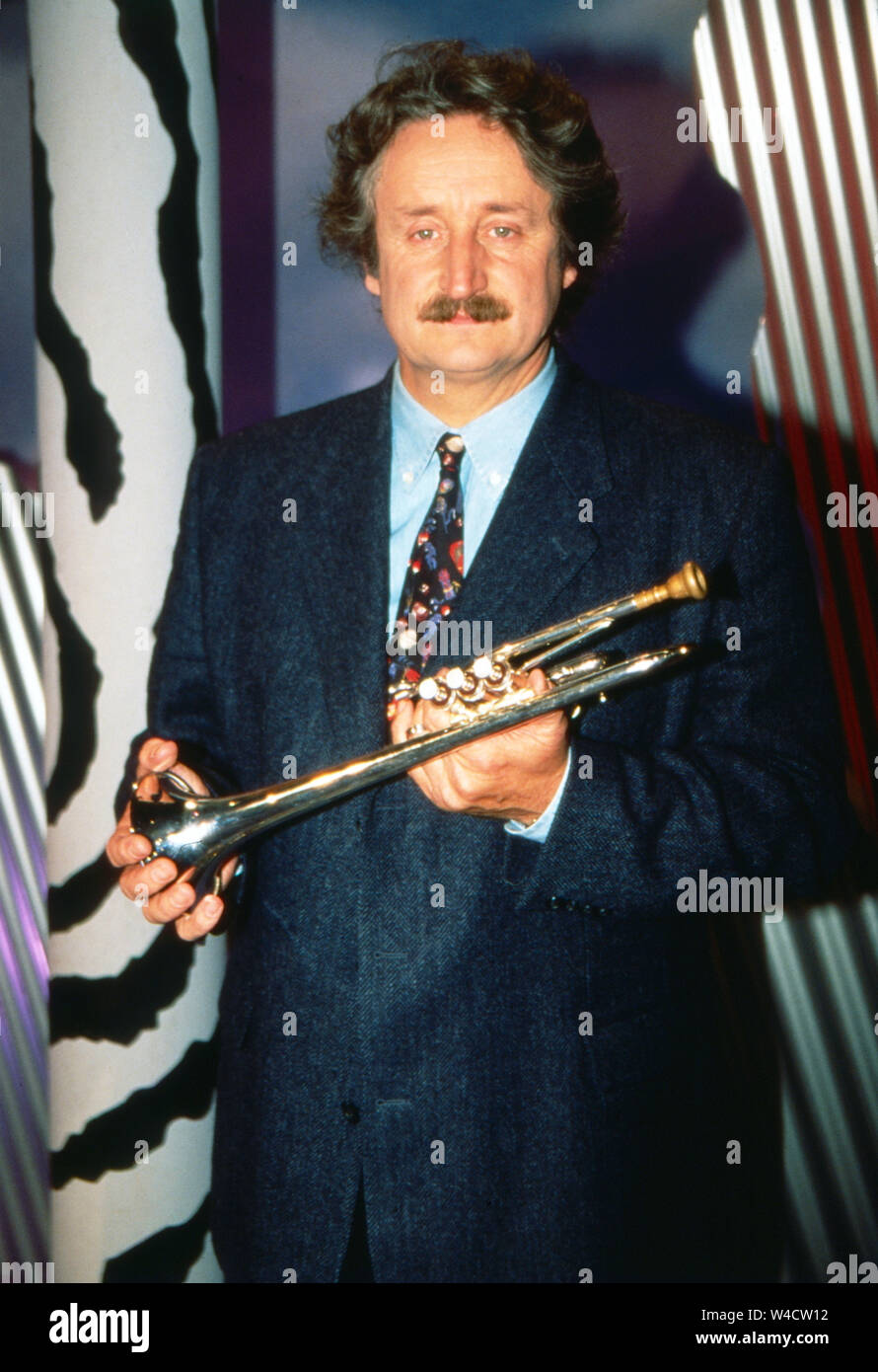 Ludwig Güttler, klassischer Trompetenvirtuose, Deutschland 1995. Master ...