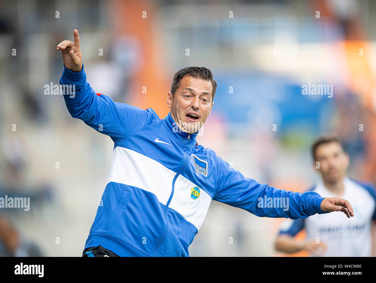 coach Ante COVIC (B) gesture, gesture, Soccer Test match, VfL Bochum ...