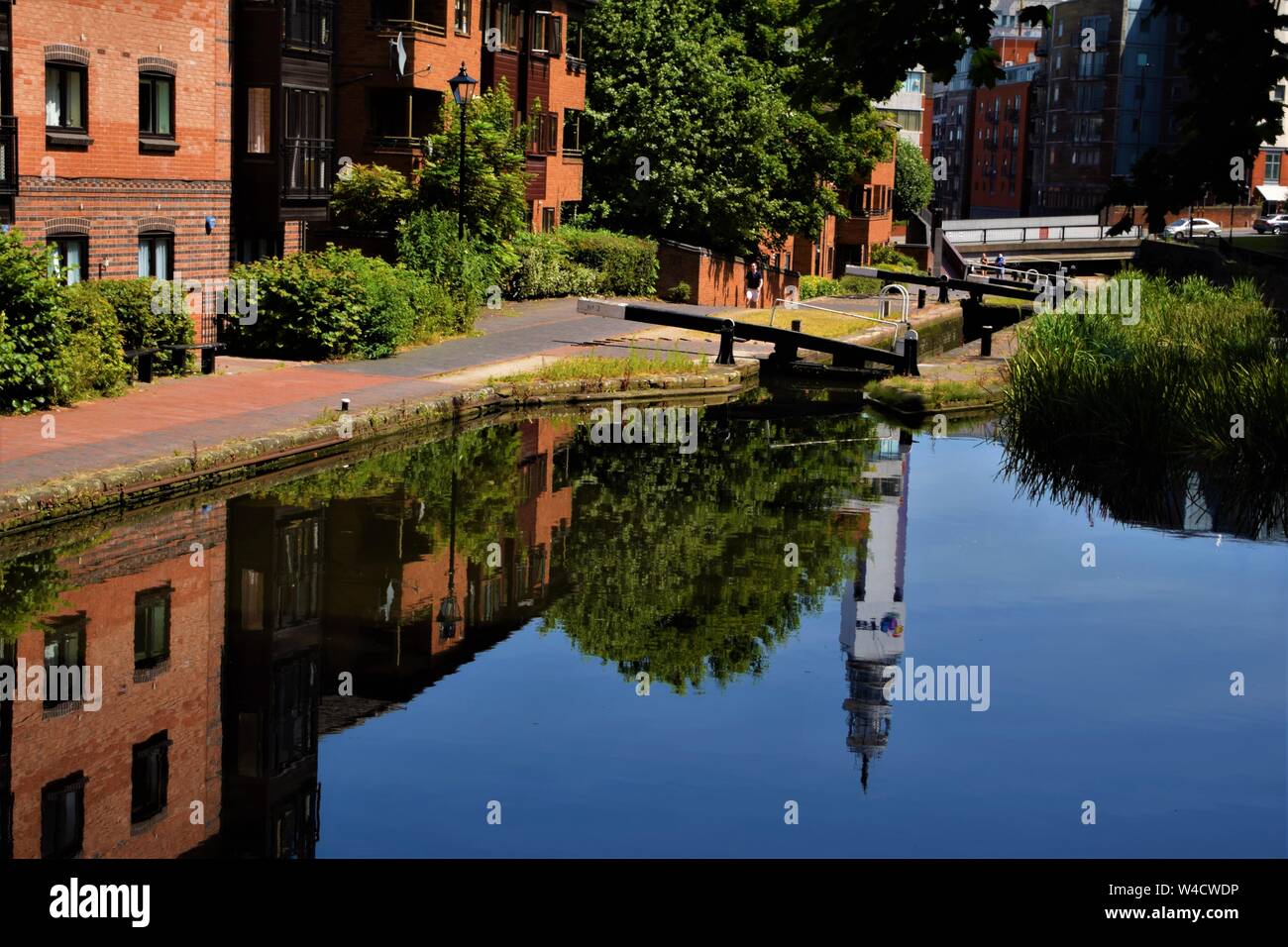 Reflection reflections building house water canal hi-res stock ...