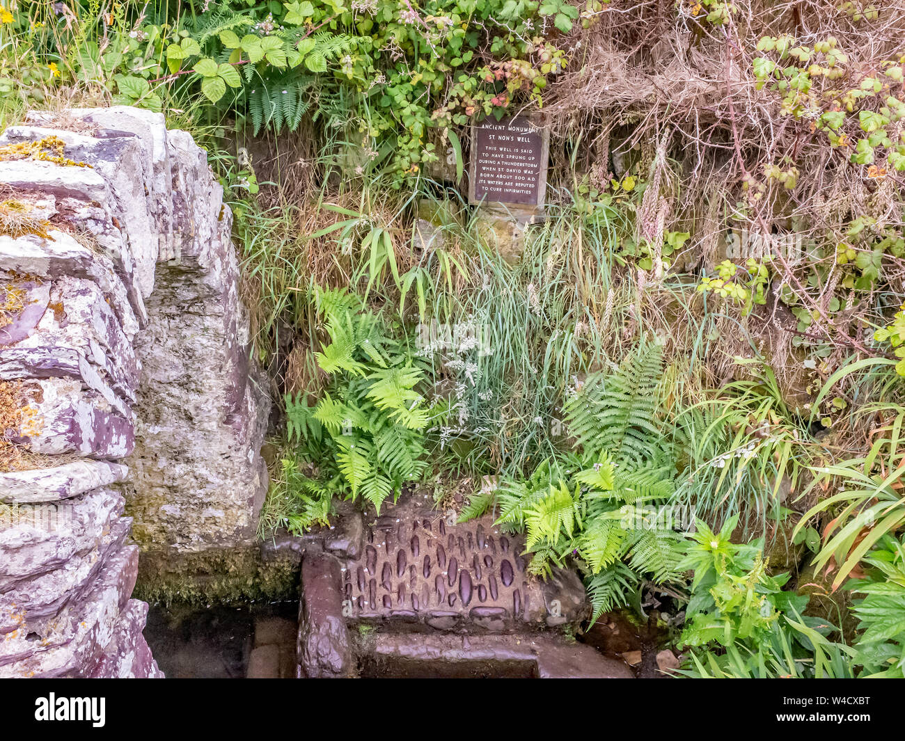 St Nons Well Wales High Resolution Stock Photography and Images - Alamy