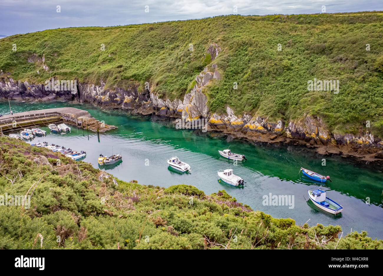 Porthclais wales hi-res stock photography and images - Alamy