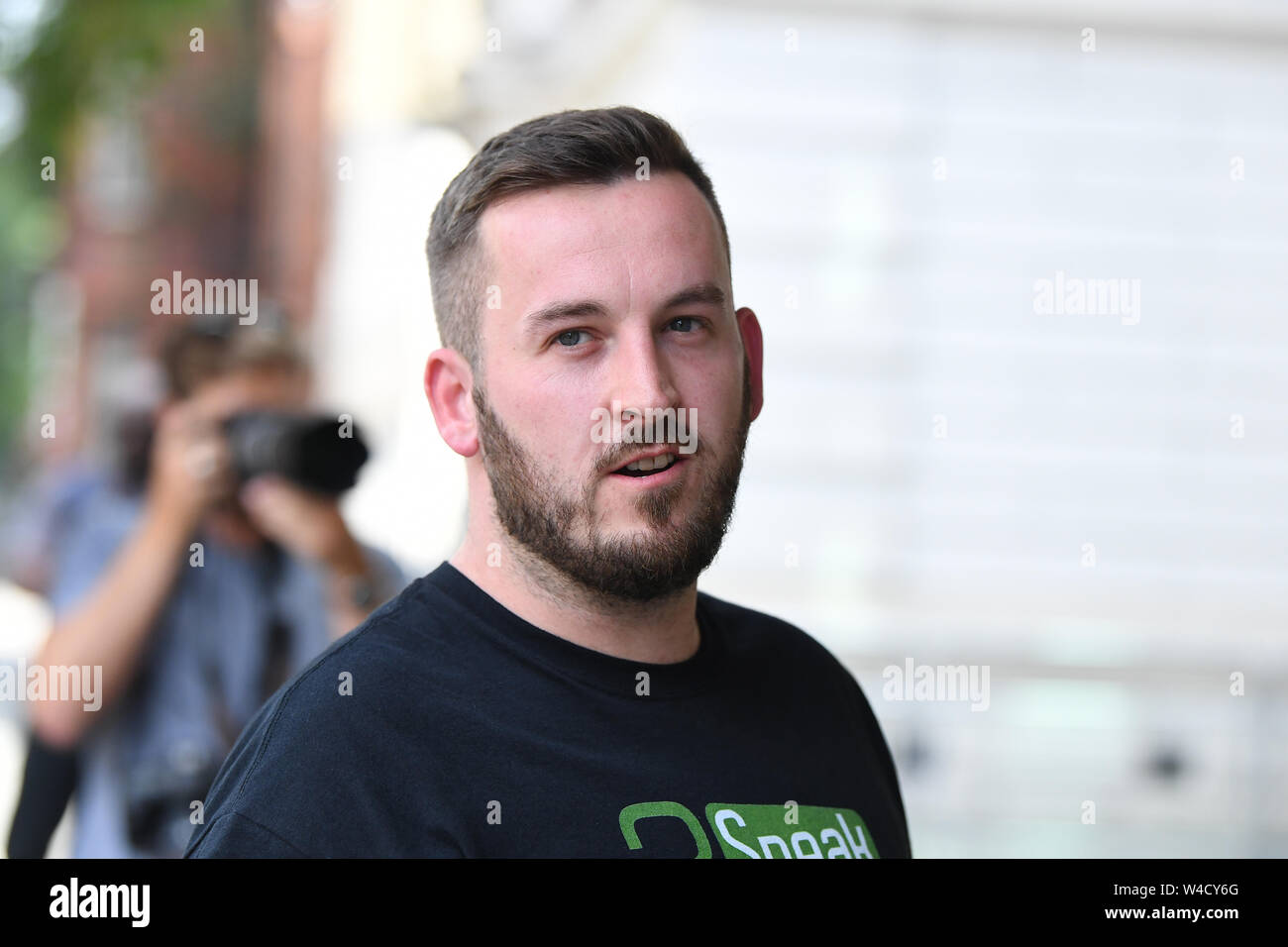 James Goddard arrives at Westminster Magistrates' Court, London, where ...
