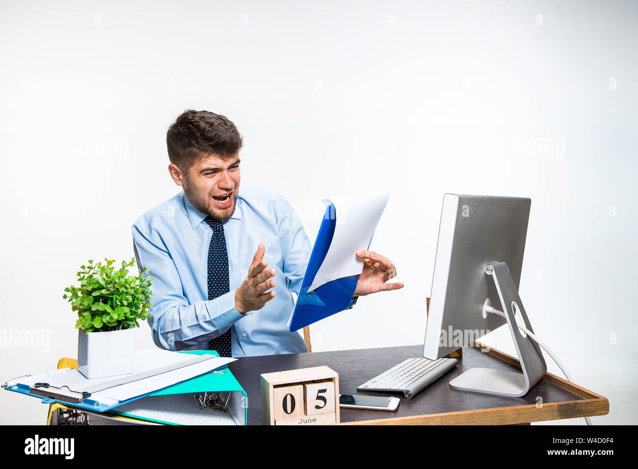 The young man getting awful, shocking message. Can't believe his eyes ...