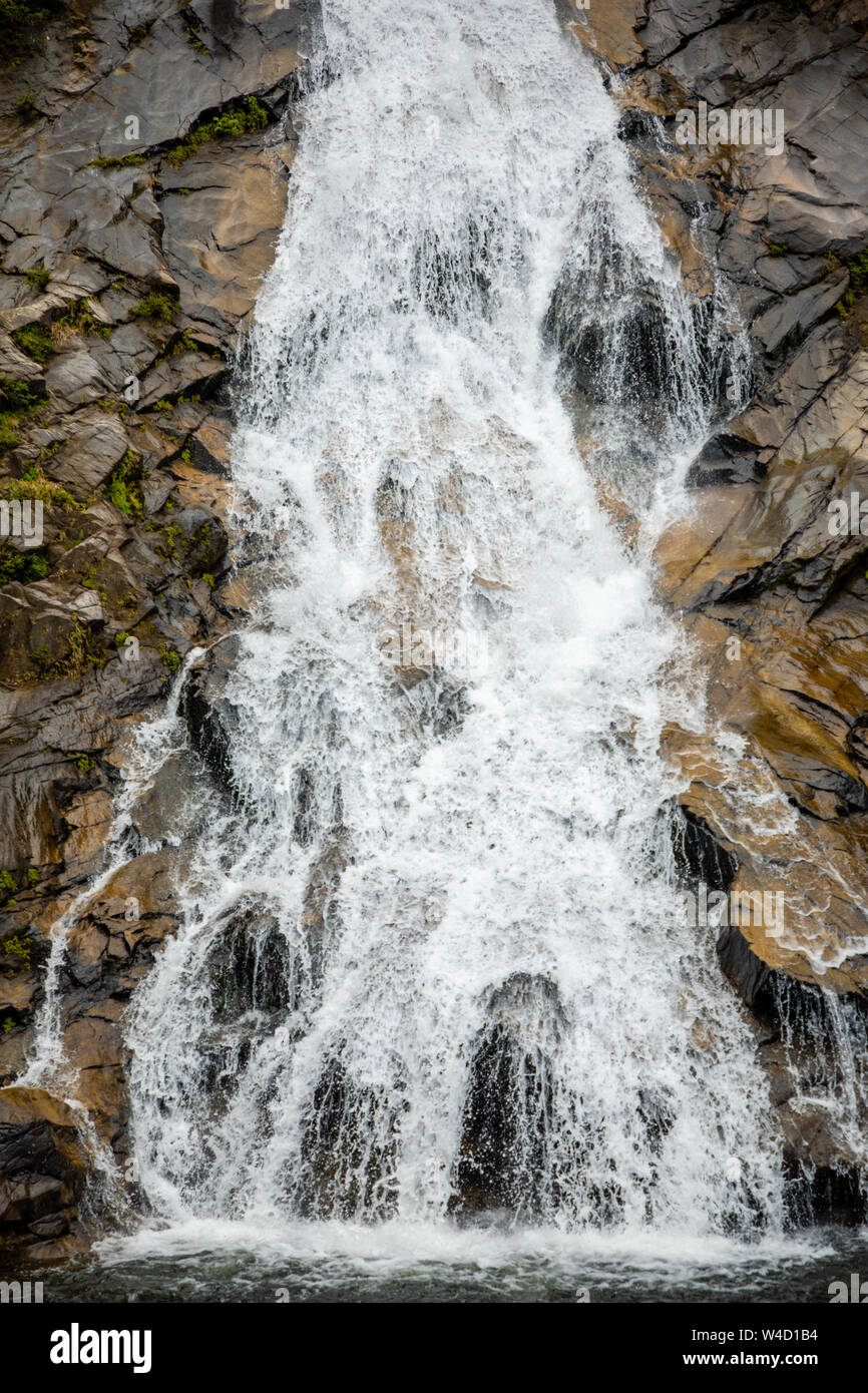 Tonanri Waterfall Landscape, nature of the southern part of Hainan ...
