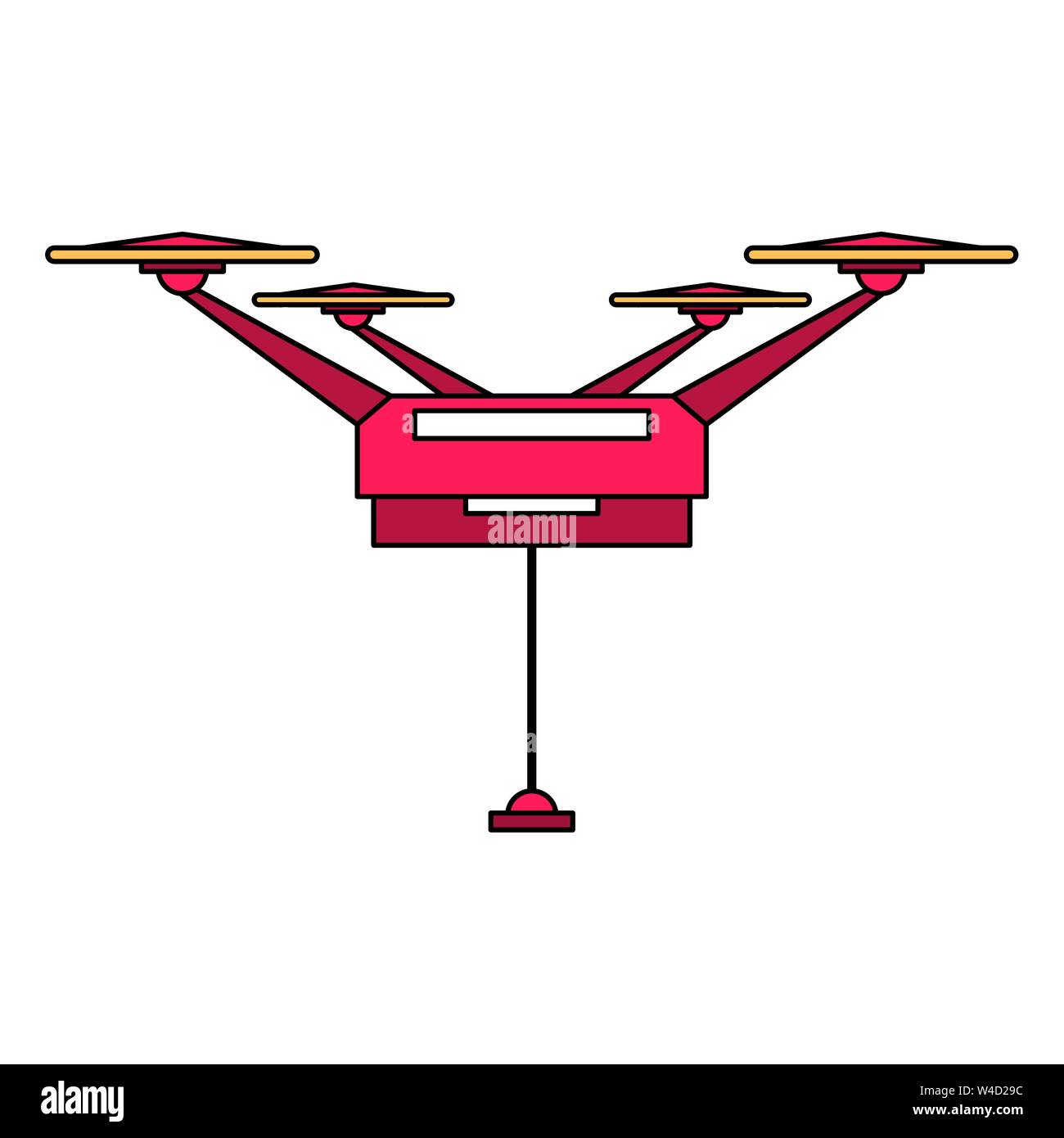 Flight of dron Cut Out Stock Images & Pictures - Alamy