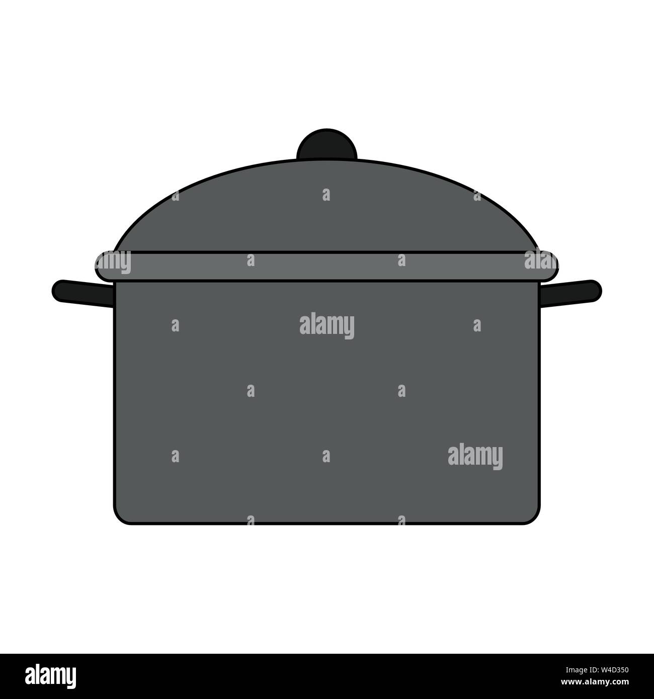 cooking pot culinary accessory cartoon Stock Vector Image & Art - Alamy