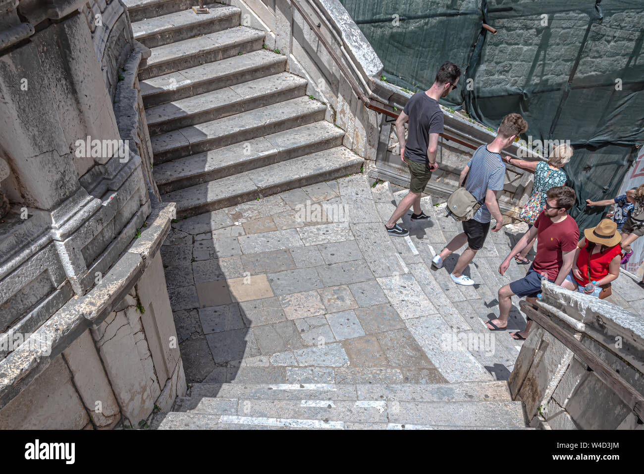 Dubrovnik old town jesuit steps hi-res stock photography and images - Alamy
