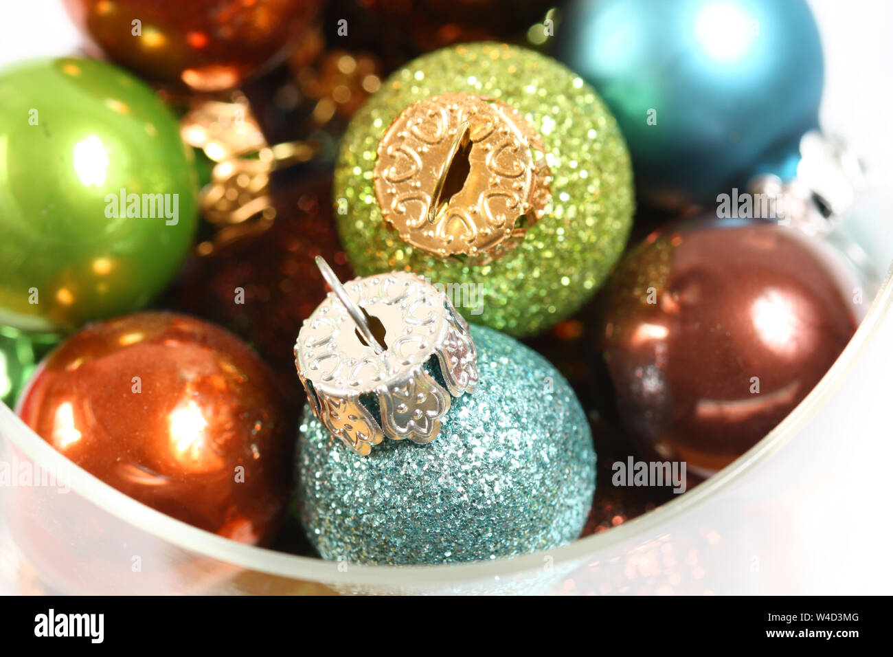 Glossy baubles hi-res stock photography and images - Alamy